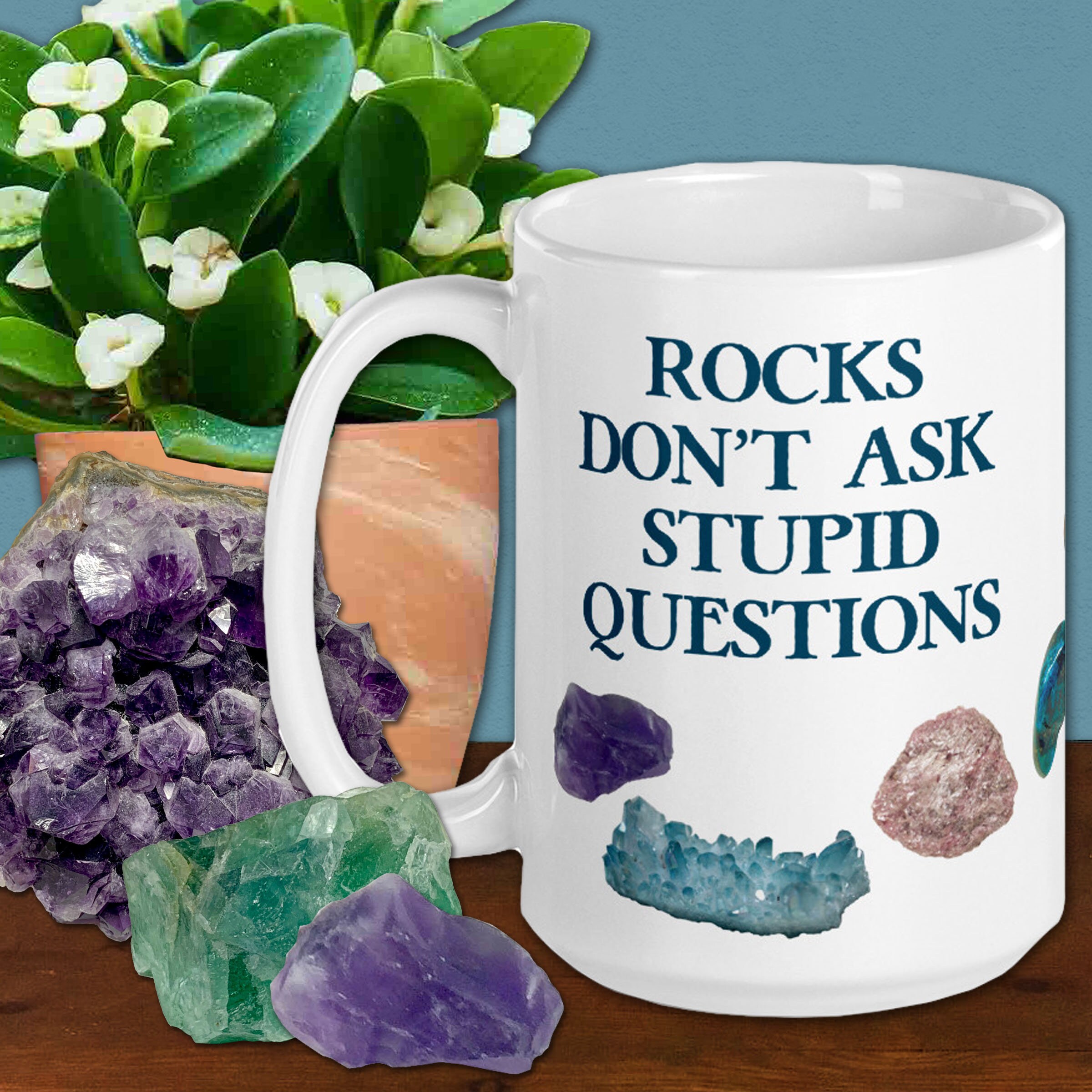 Funny rockhound meme mug gift for rock collectors and mineral | Etsy