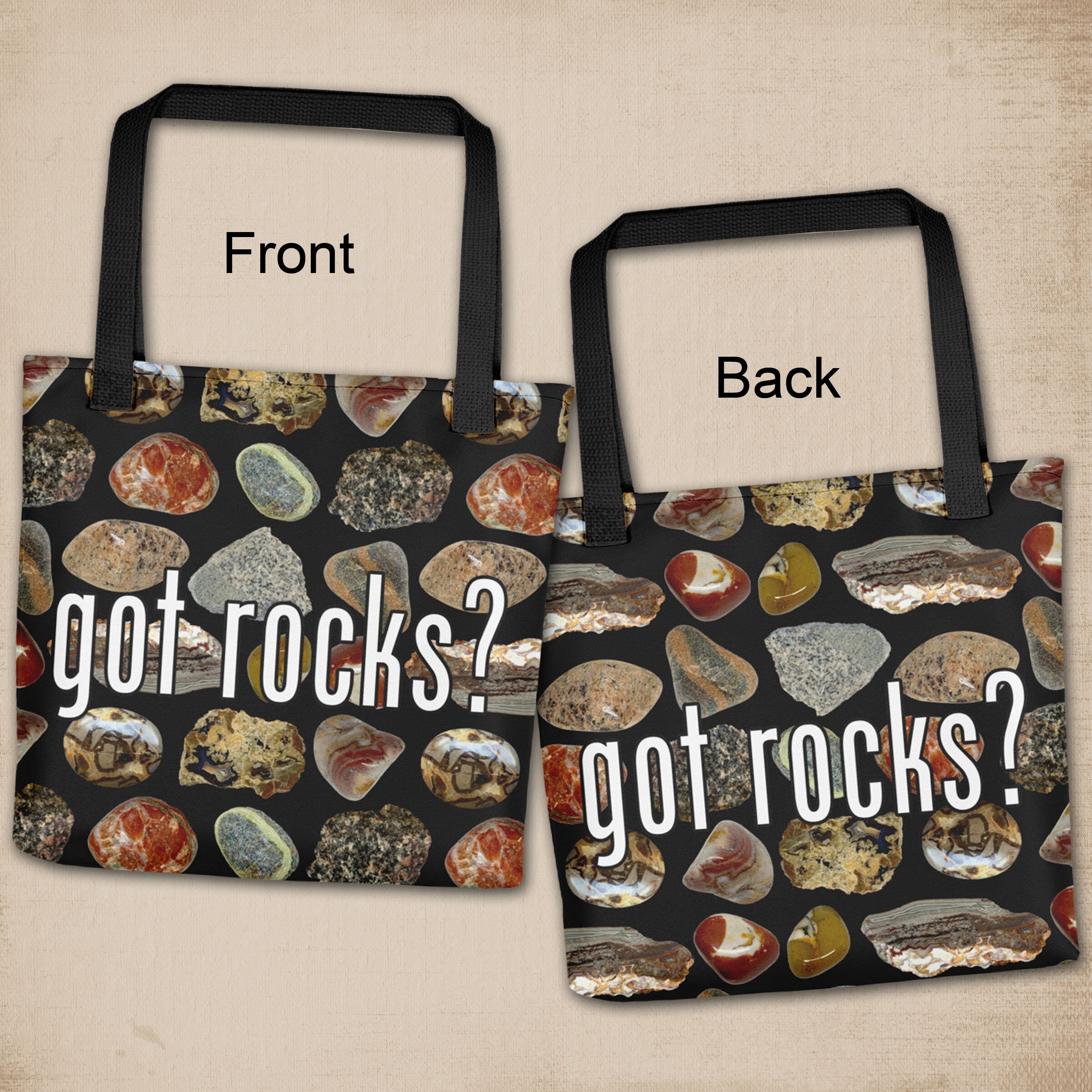 Rock Collector Tote Bag Got Rocks Funny Rockhound Geologist - Etsy UK