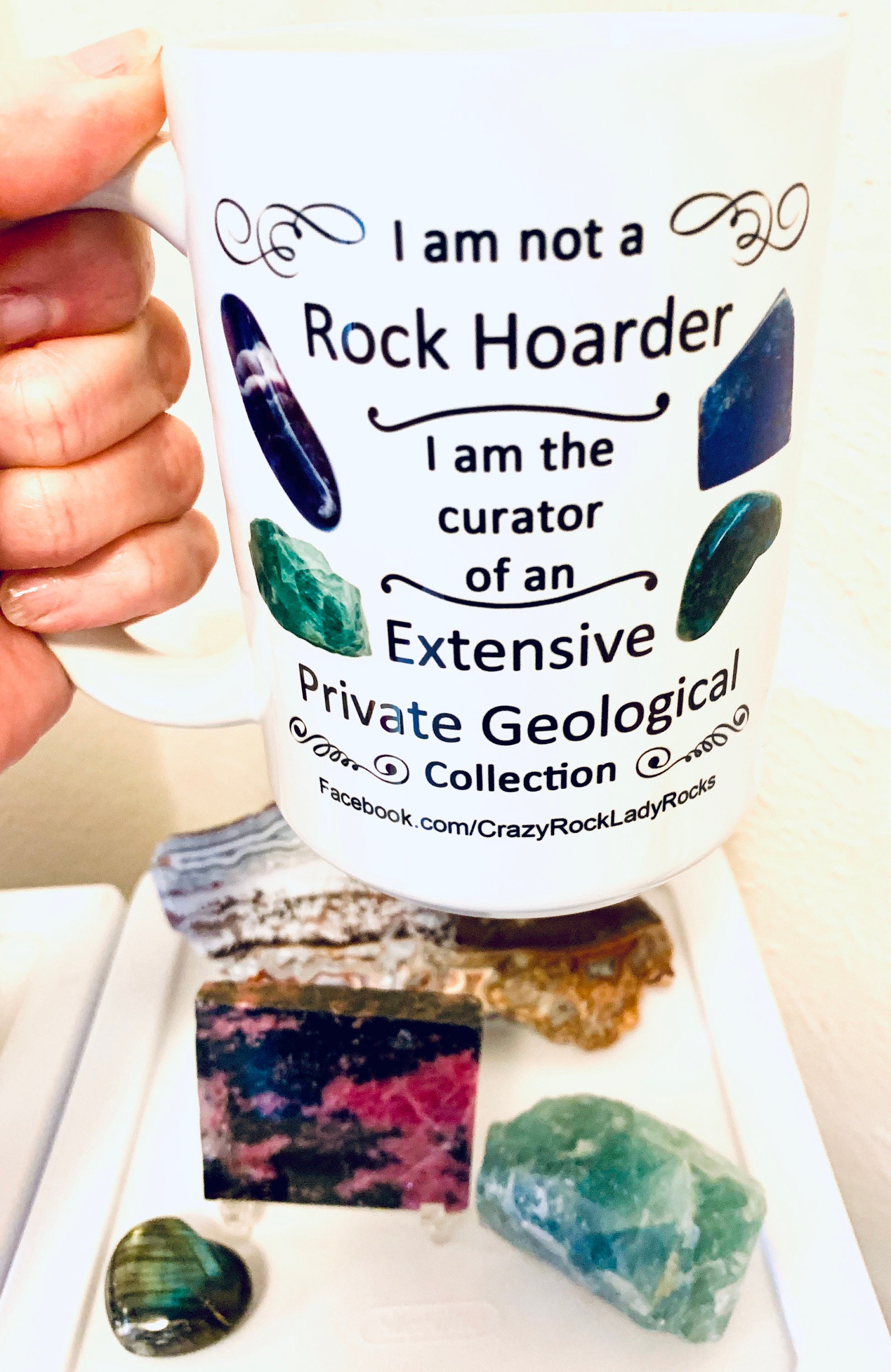 Humorous Rock Hoarder Mug Funny Rockhound Meme Mug Rock - Etsy