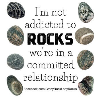 Funny rock collector meme mug Im not addicted to rocks were | Etsy