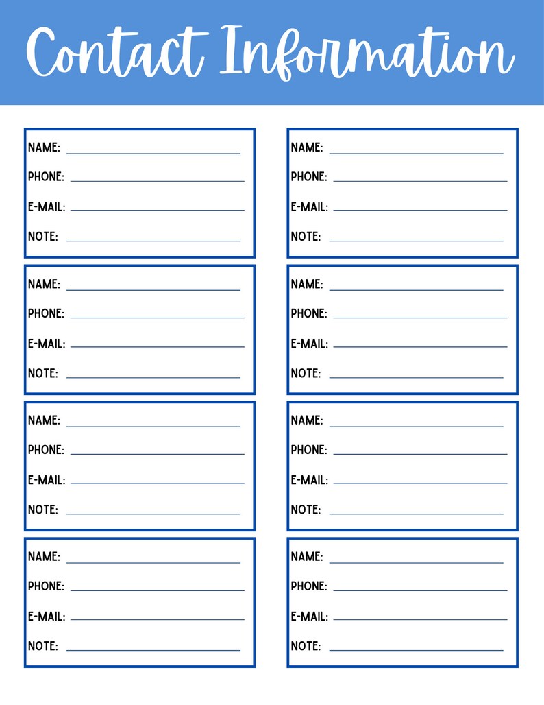 PTA/PTO Custom Yearly Planner Canva Template - Etsy