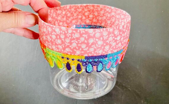 Upcycled Catch-it-all loopy Pink - Etsy