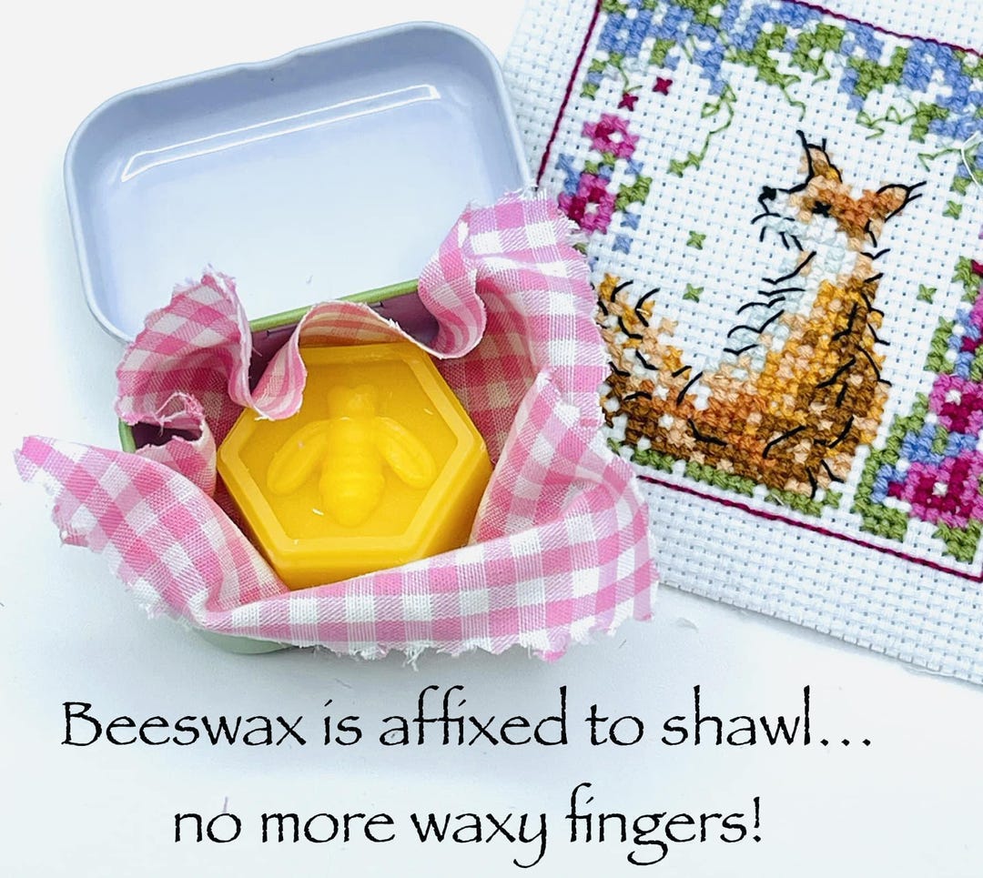 Beeswax Thread Conditioner in Storage Tin - by Needlejoy! - Etsy