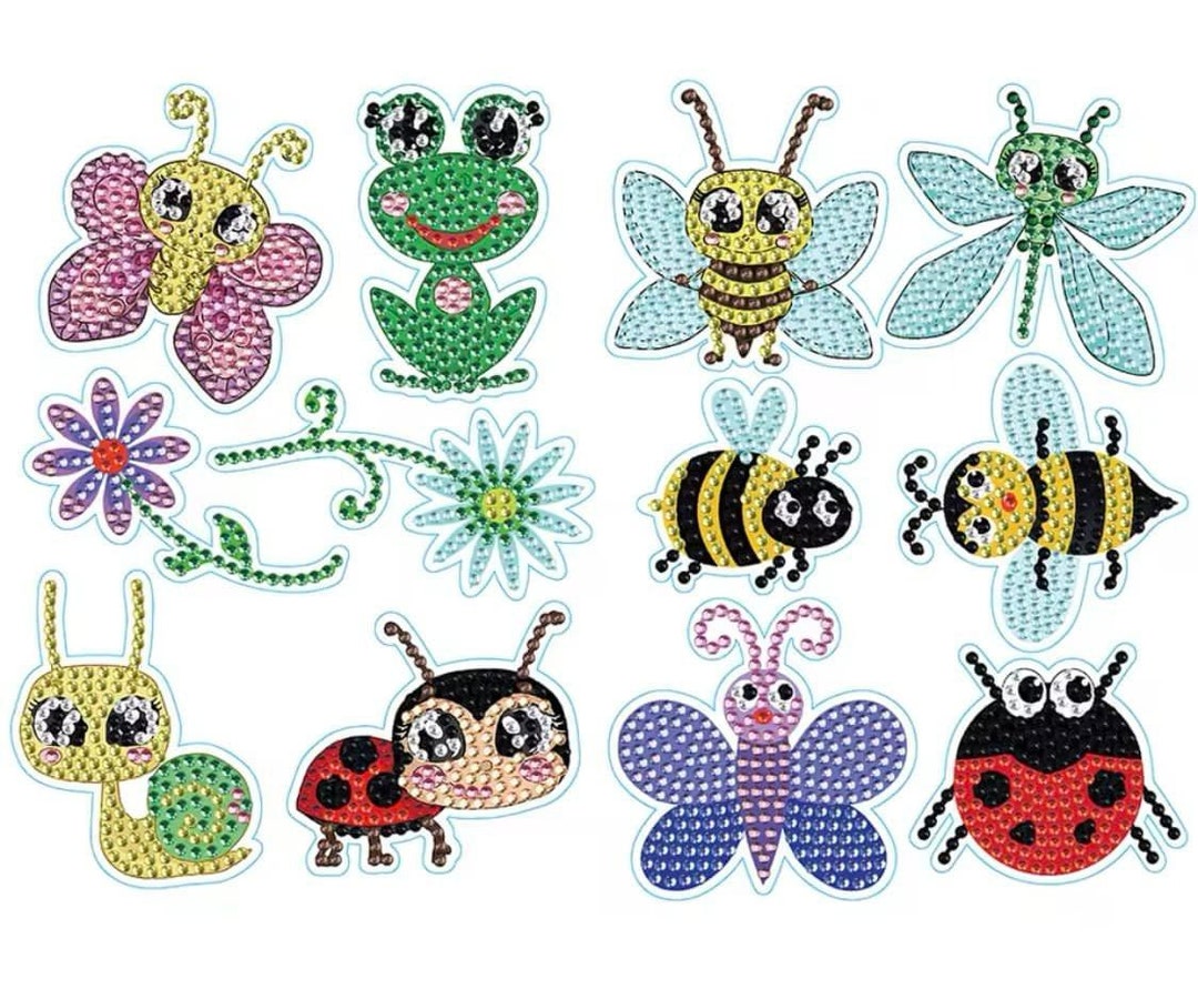 Diamond Painting Sticker Kit : Your Choice of Designs - SO MUCH FUN! - Etsy