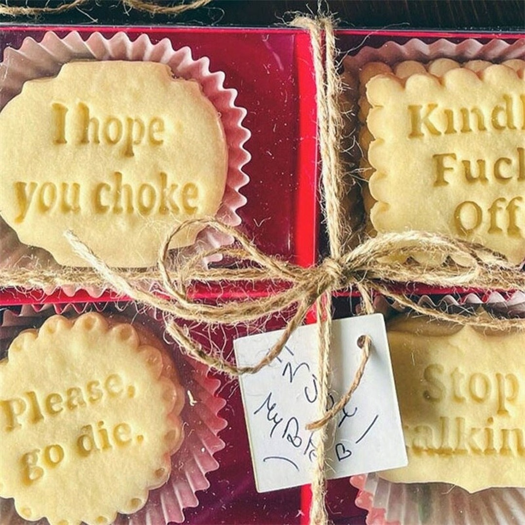 Rude Cookie Cutters Set of 4 - Etsy