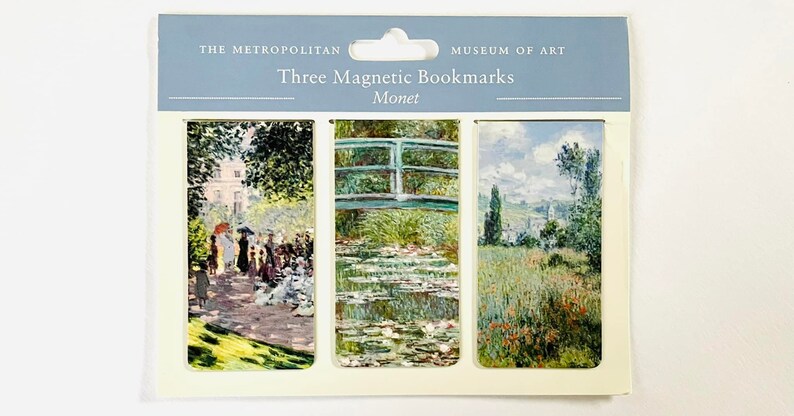 Set of 3 Bookmarks Metropolitan Museum of Art - Etsy