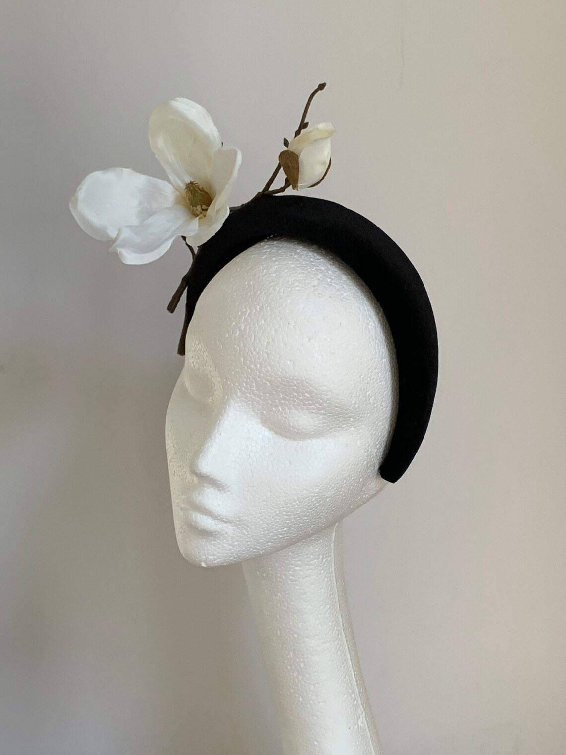 Magnolia Flower Fascinator Magnolia Fascinator Hat Crown - Etsy