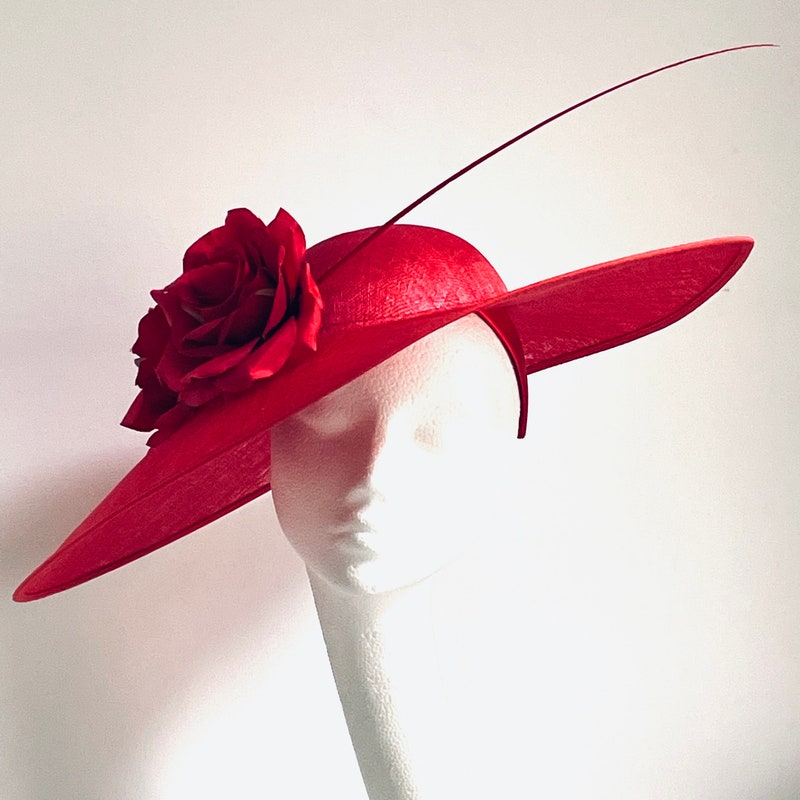 Red Derby Hat - Etsy