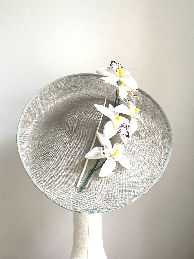 Sage Green Saucer Disc Hat, Sage Green Fascinator Wedding Hat, Green ...
