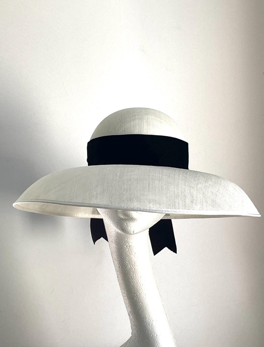 Ivory Royal Ascot Hat, Ivory White Hat, Ivory Mother of the Bride Hat ...