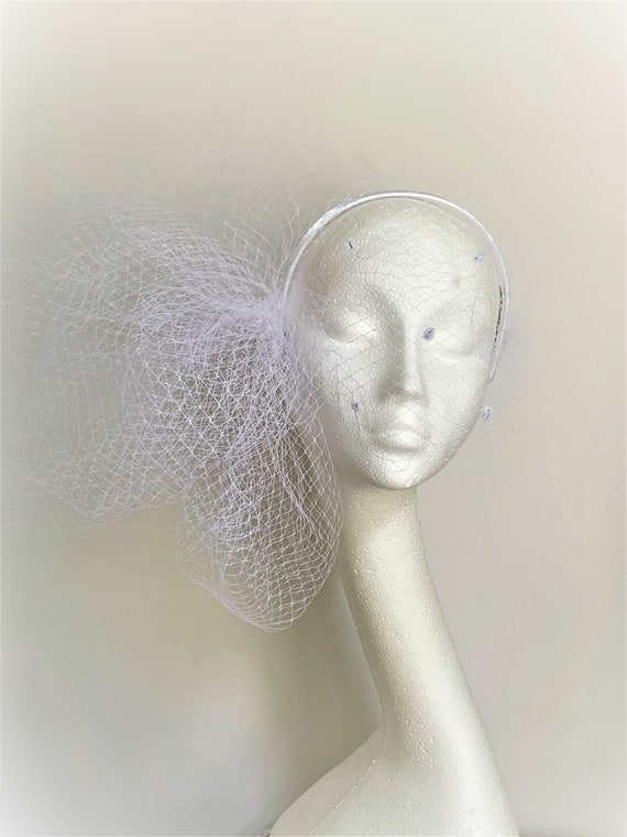 Bridal headpiece bride headpiece wedding fascinator hat | Etsy