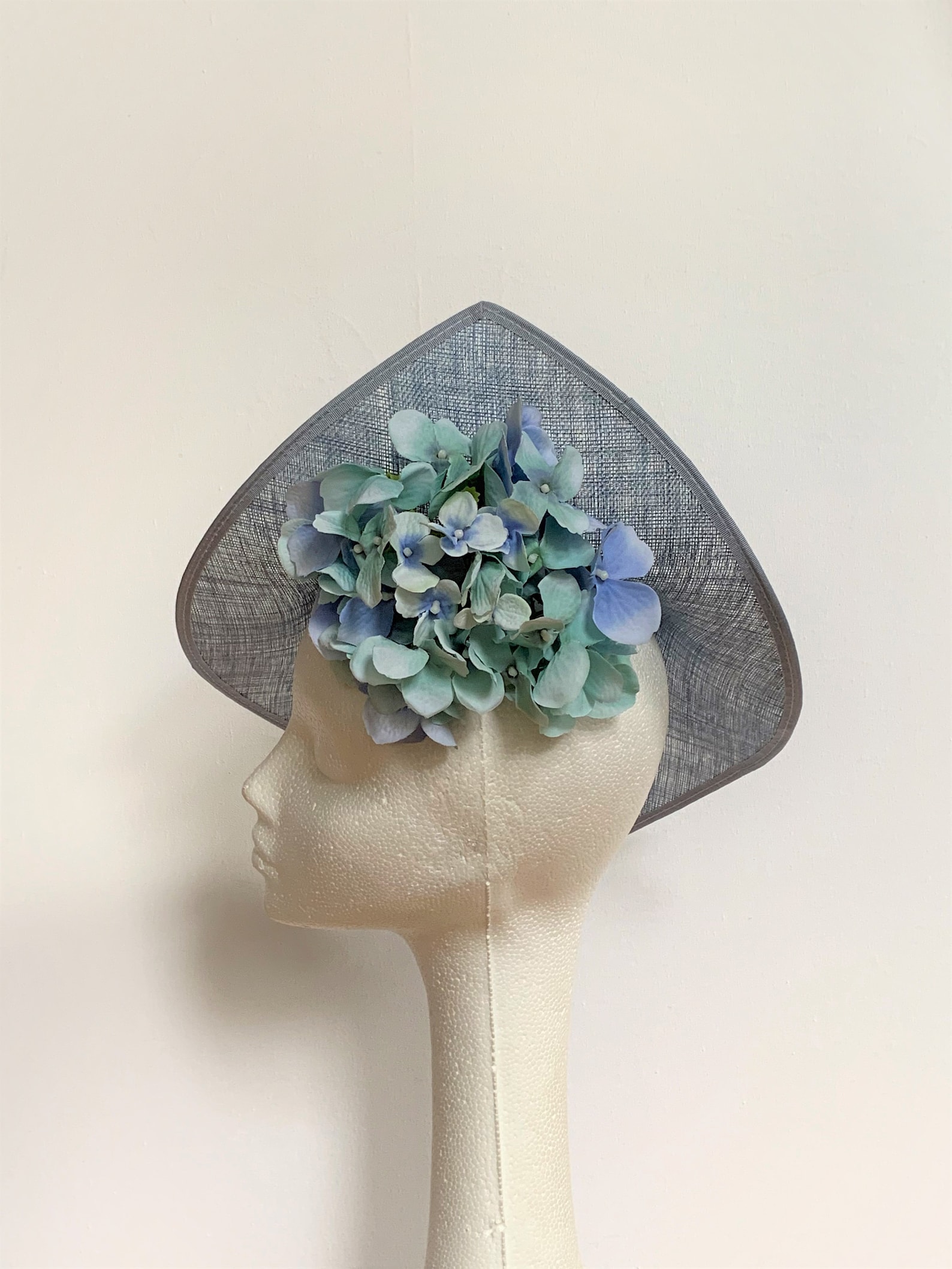Pale Blue Saucer Disc Hat, Pale Blue Fascinator Wedding Hat, Light Blue ...