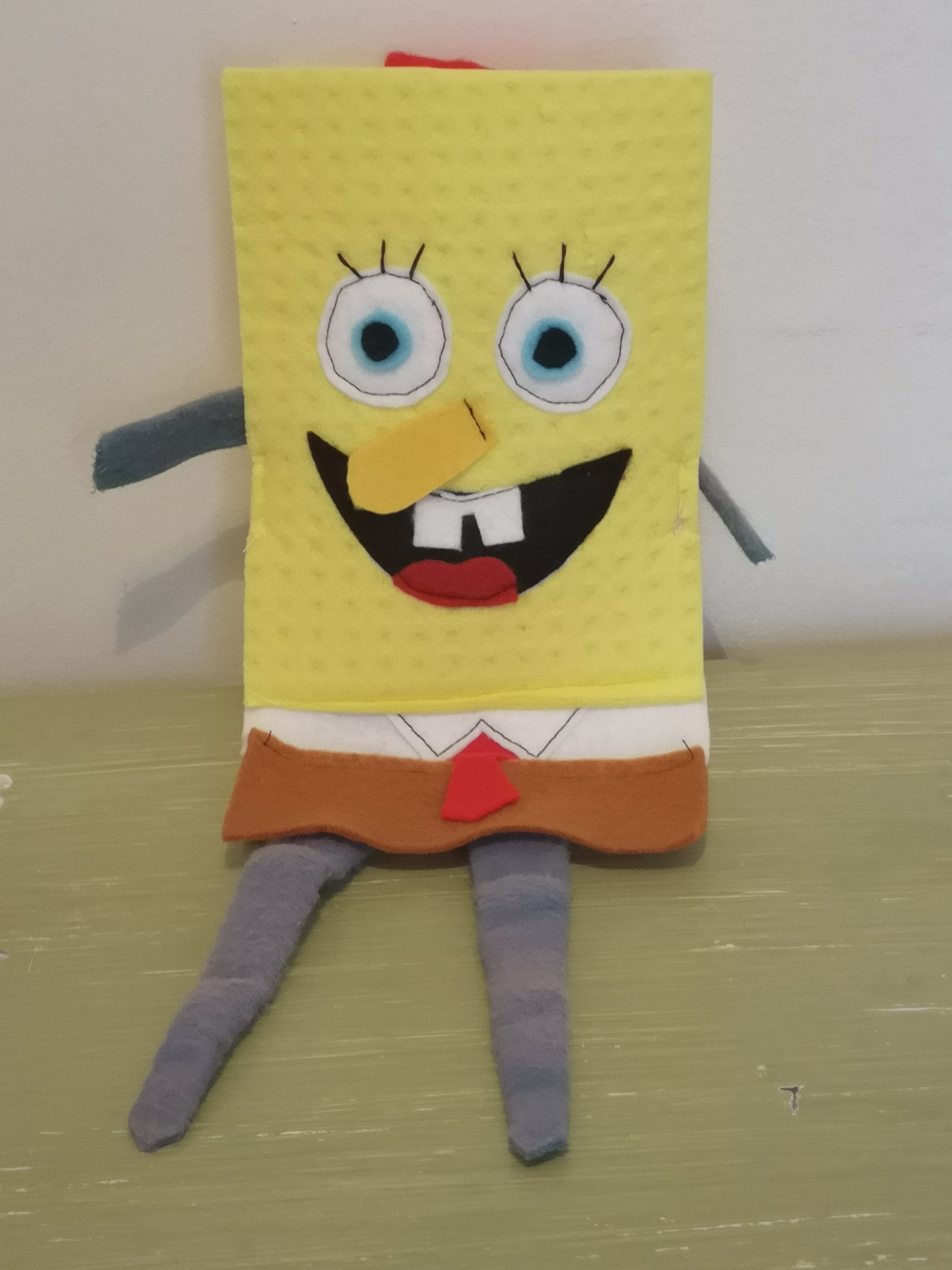 Spongebob Putting On Clothes