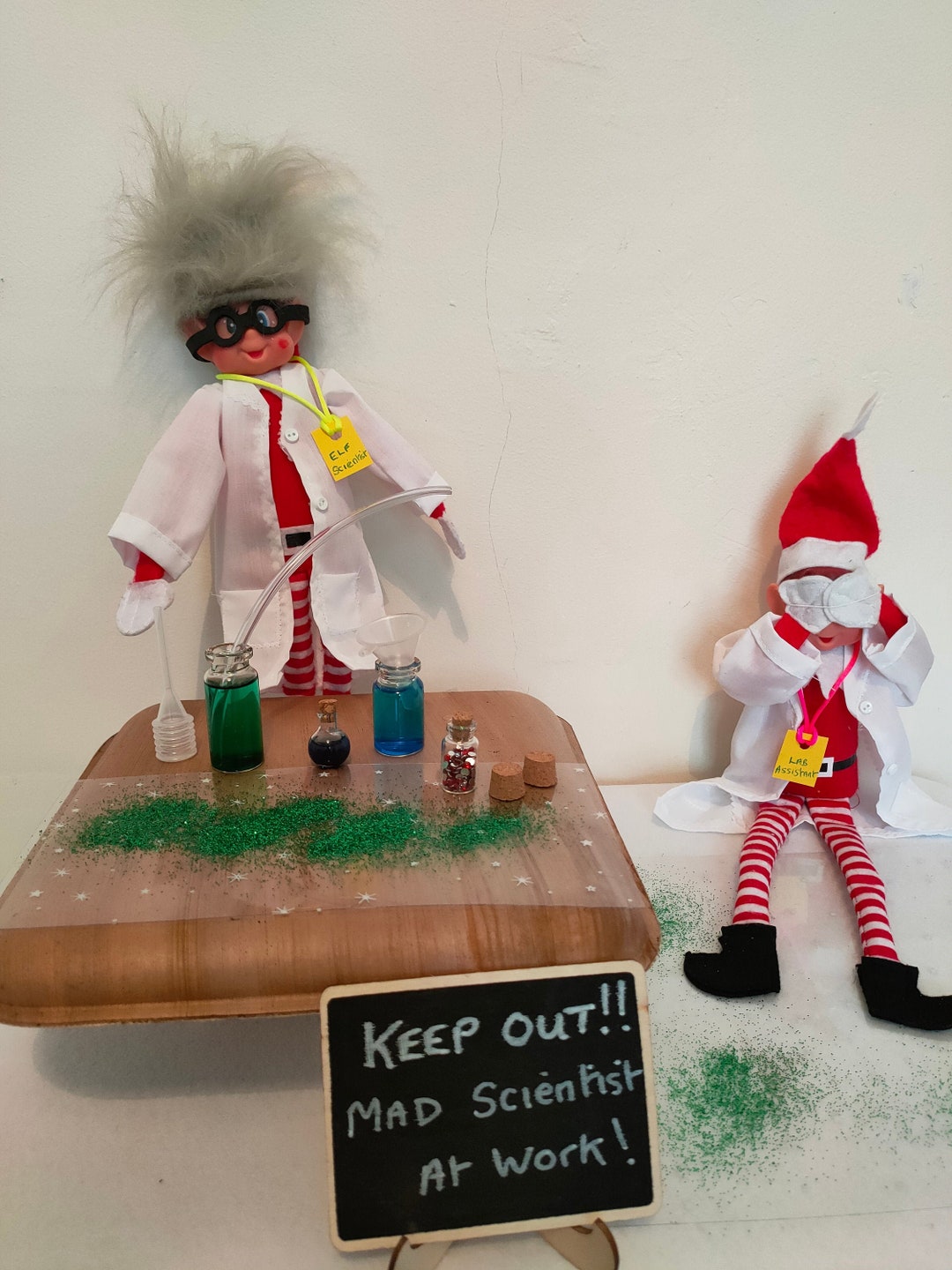 Elf Mad Scientist, Clothes for Elf, Elf Props, Accessories for Elf - Etsy