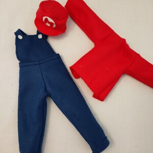 Mario Elf Outfit Clothes for Elf Outfits for Elves Elf - Etsy UK