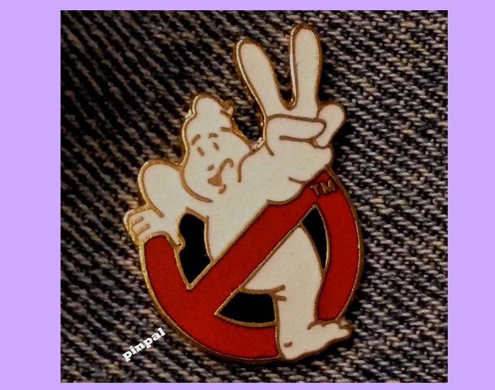 Ghostbusters II Logo Pin ~ 1989 Columbia Pictures ~ Movie Release ...