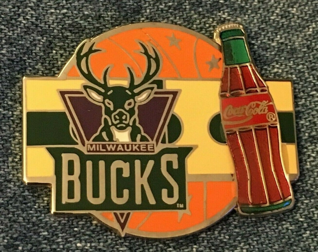 Milwaukee Bucks Pin ~ NBA ~ Coca Cola ~ Coke ~ Vintage 1994 by ...