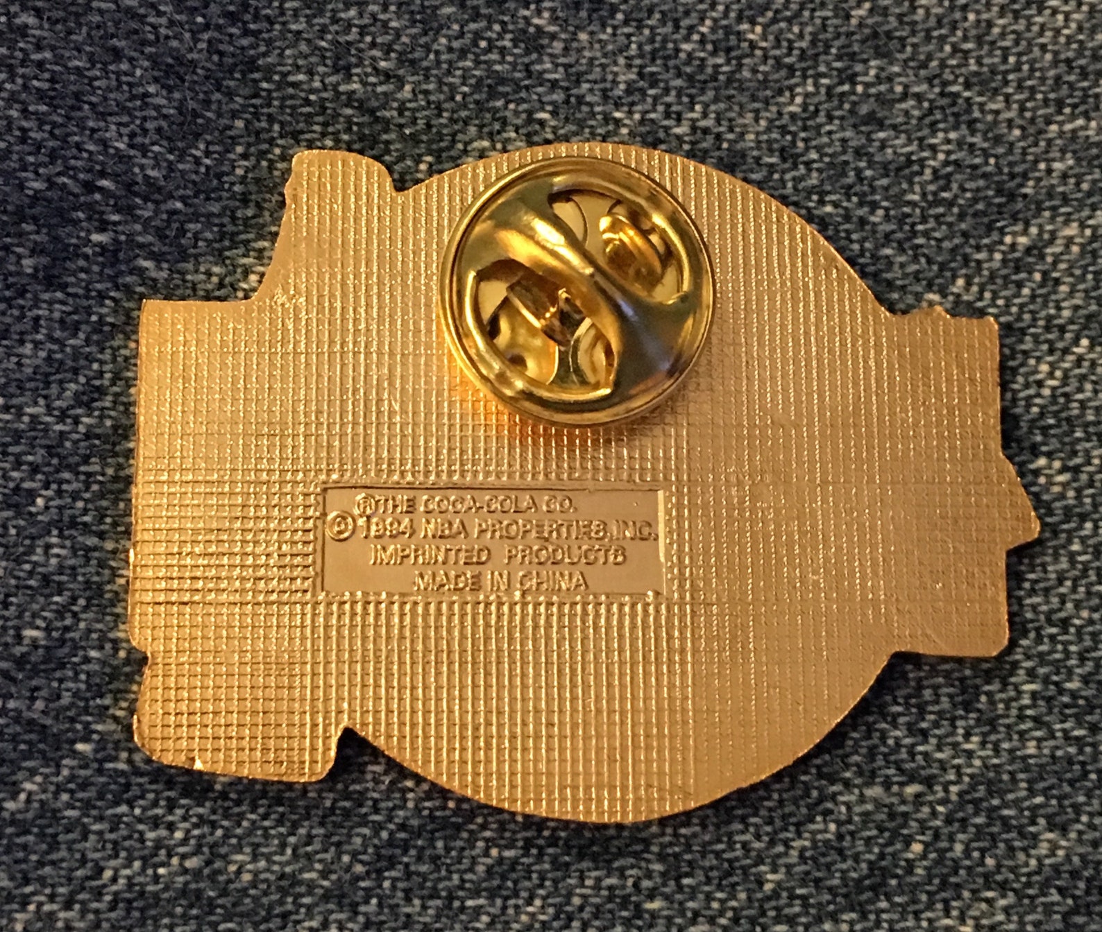 Denver Nuggets Pin ~ NBA ~ Coca Cola ~ Coke ~ Vintage 1994 by Imprinted ...