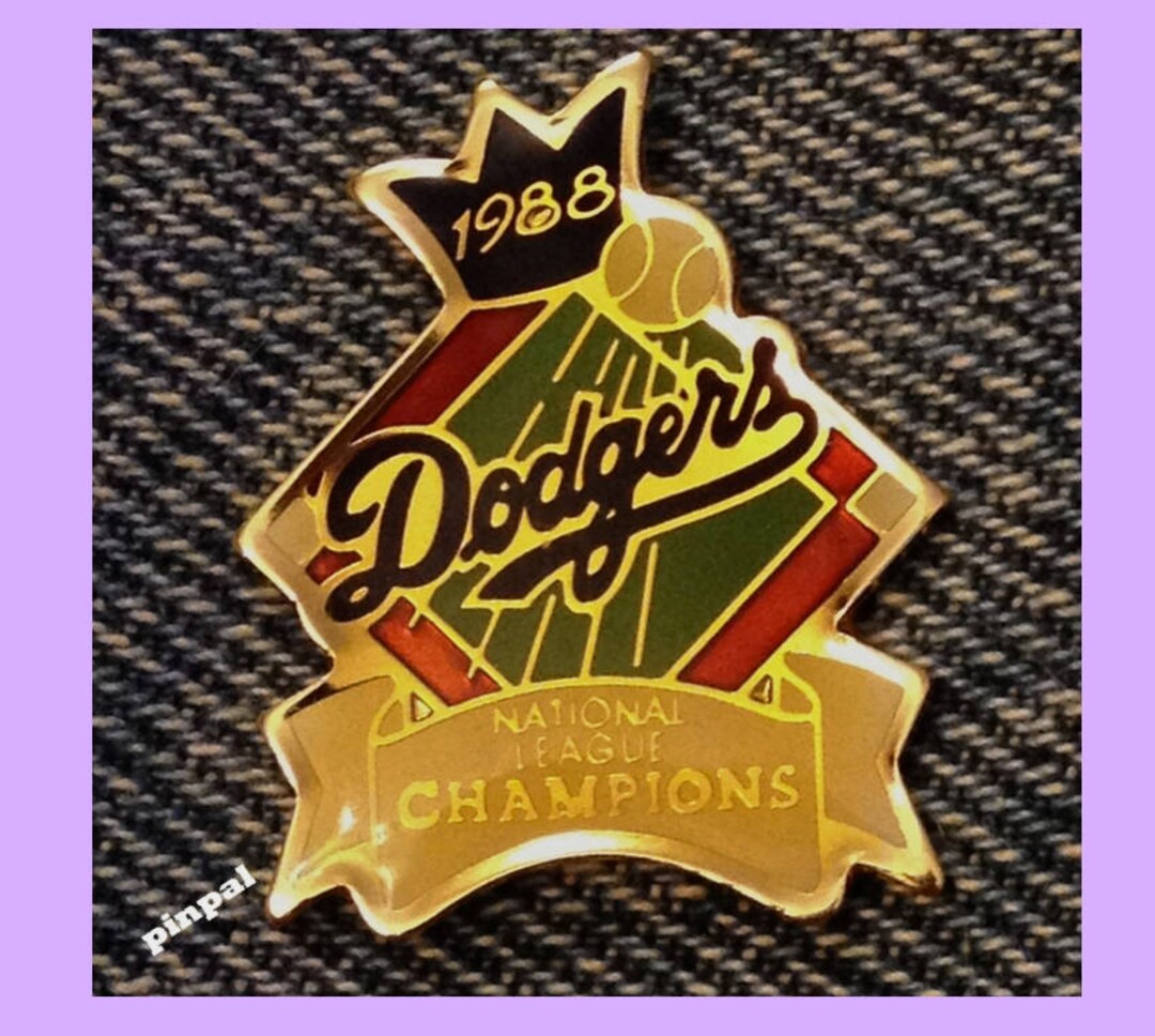 1988 Dodgers Lapel Pin ~ Los Angeles National League Champions ~ MLB ...
