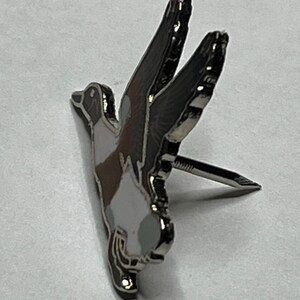 Flying Duck Pin ~ 90's Vintage With Extended Post and Jewelers Clasp - Etsy