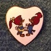 Splinter & Knothead Brooch Pin Heart 1977 Vintage | Etsy