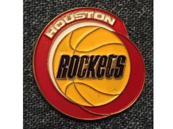 Houston Rockets Pin Vintage Team Logo 1972-1995 NBA | Etsy
