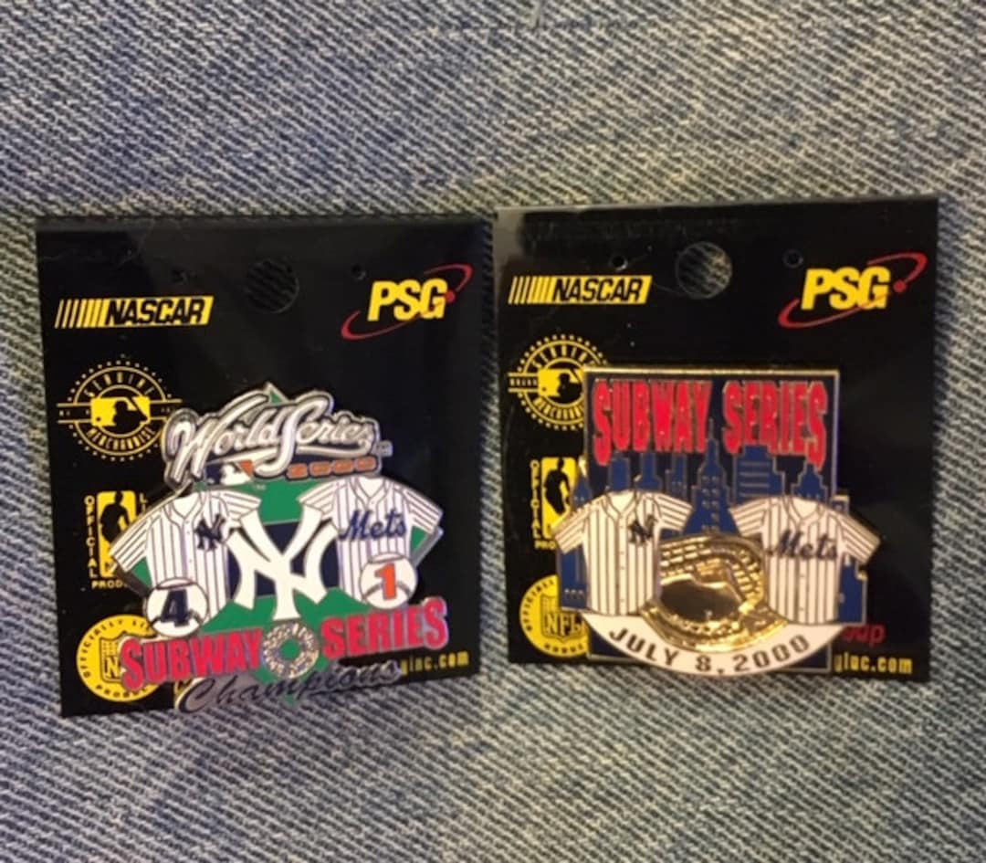 New York Yankees & Mets Pins ~ Lot of 2 ~ MLB ~ Subway Series ~ 2000 - Etsy