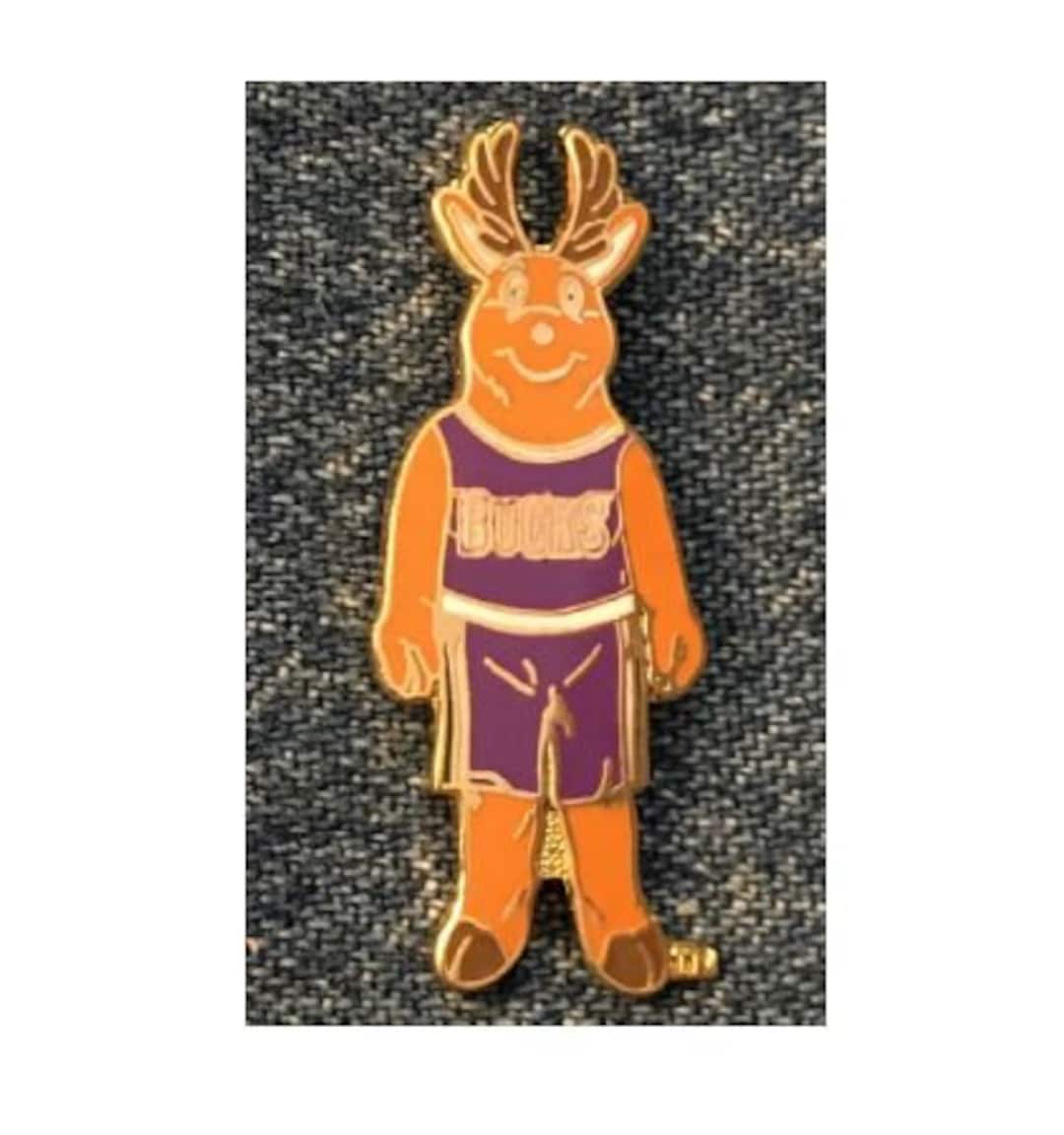 Milwaukee Bucks Lapel Pin 1996 Vintage Mascot: Bango the Buck NBA - Etsy