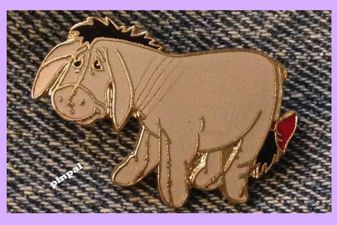 Eeyore Brooch Pin ~ Friend of Winnie the Pooh ~ Walt Disney Productions ...