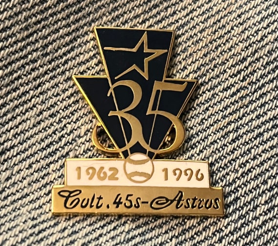 Houston Colt .45s Lapel Pin 35 Years 1962-1996 Astros - Etsy
