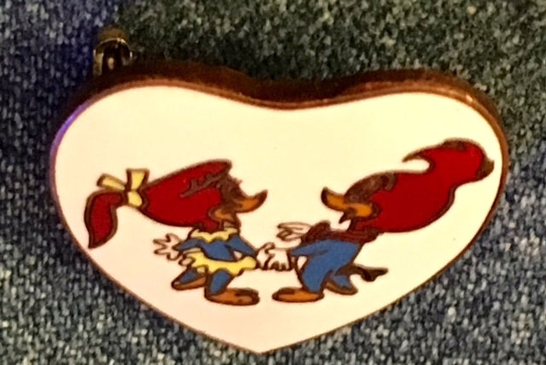 Splinter & Knothead Brooch Pin Heart 1977 Vintage - Etsy