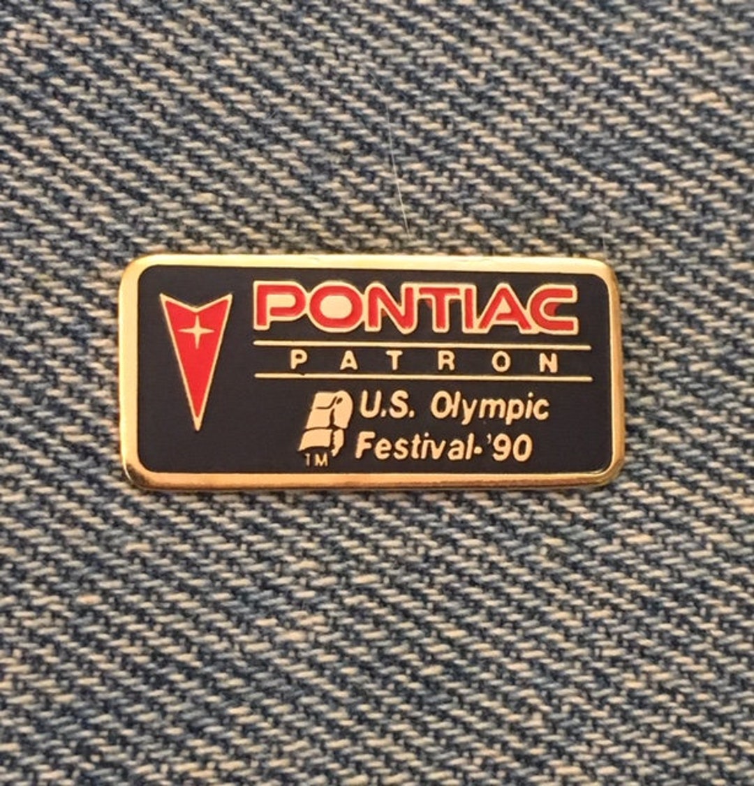 Pontiac Automotive Lapel Pin Patrón Festival Olímpico de EE.UU. 1990 ...