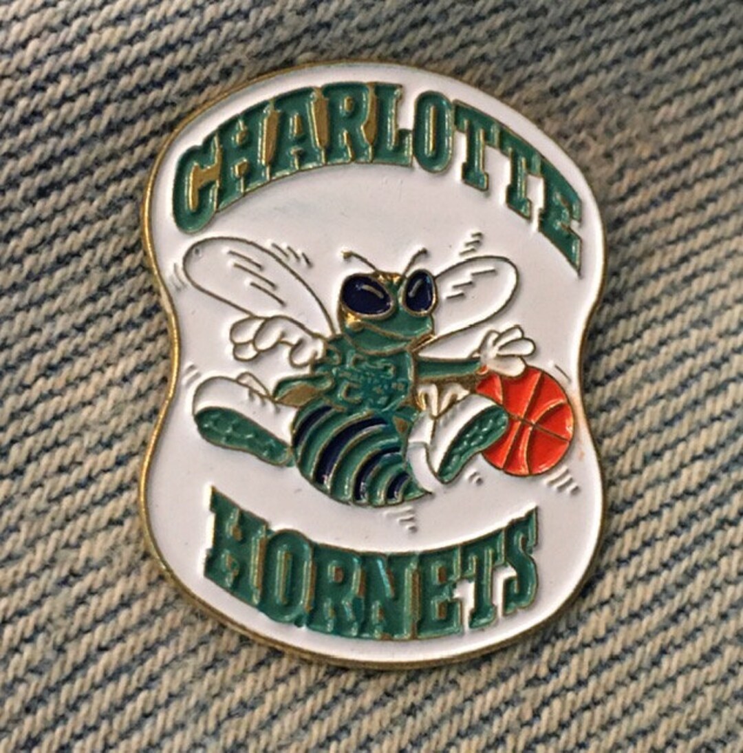Charlotte Hornets Pin NBA Basketball 90's Vintage by - Etsy