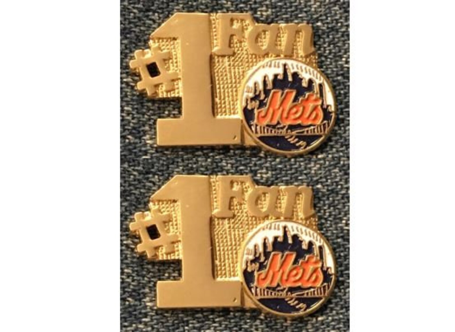 1987 New York Mets Set of 2 Baseball Lapel Pin 1 Fan | Etsy