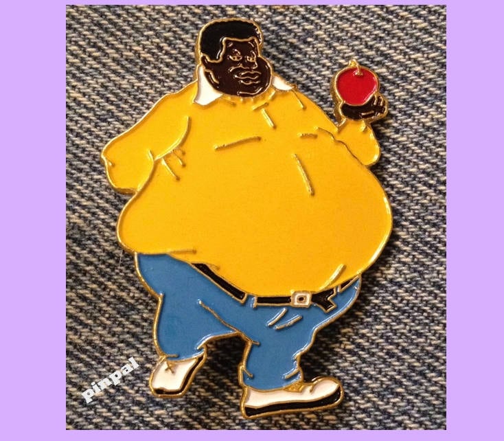 Fat Albert Brooch Pin~large Oversize Format~blue Pants~80's Vintage ...