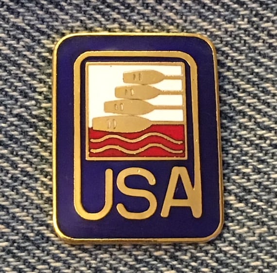 Rowing Pin USA Team 1984 Issue Olympic Event at the Los | Etsy