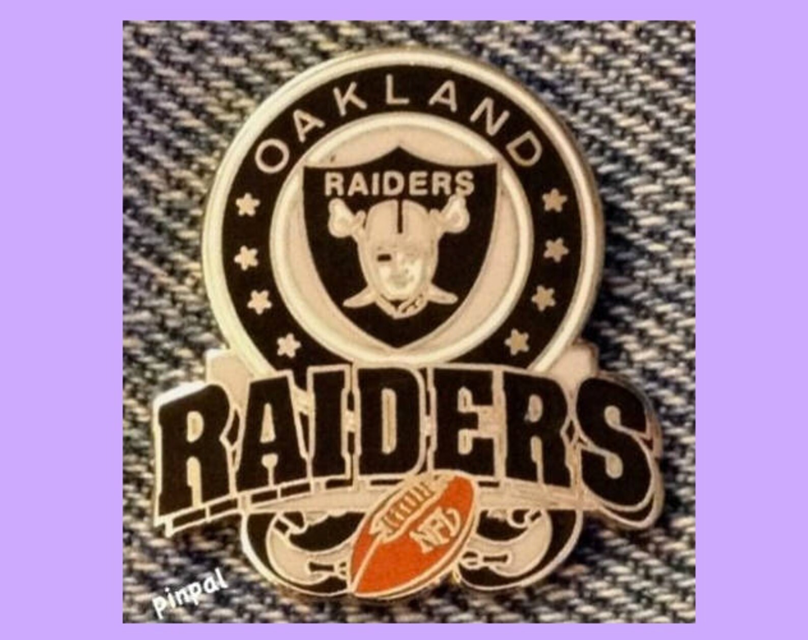 1992 Oakland Raiders Lapel Pin NF L Football vintage par | Etsy