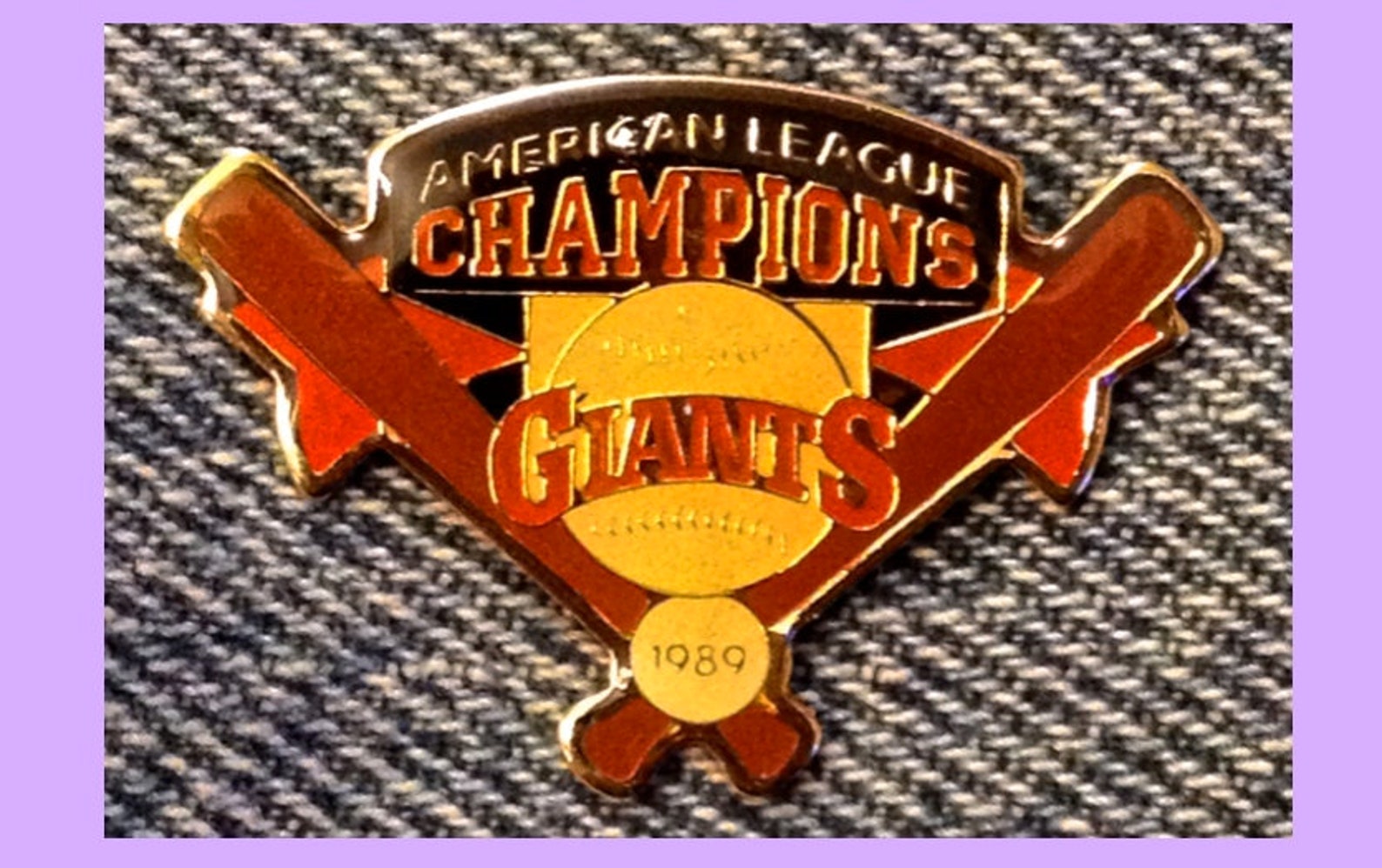 San Francisco Giants Pin 1989 American League error - Etsy