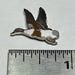 Flying Duck Pin ~ 90's Vintage With Extended Post and Jewelers Clasp - Etsy