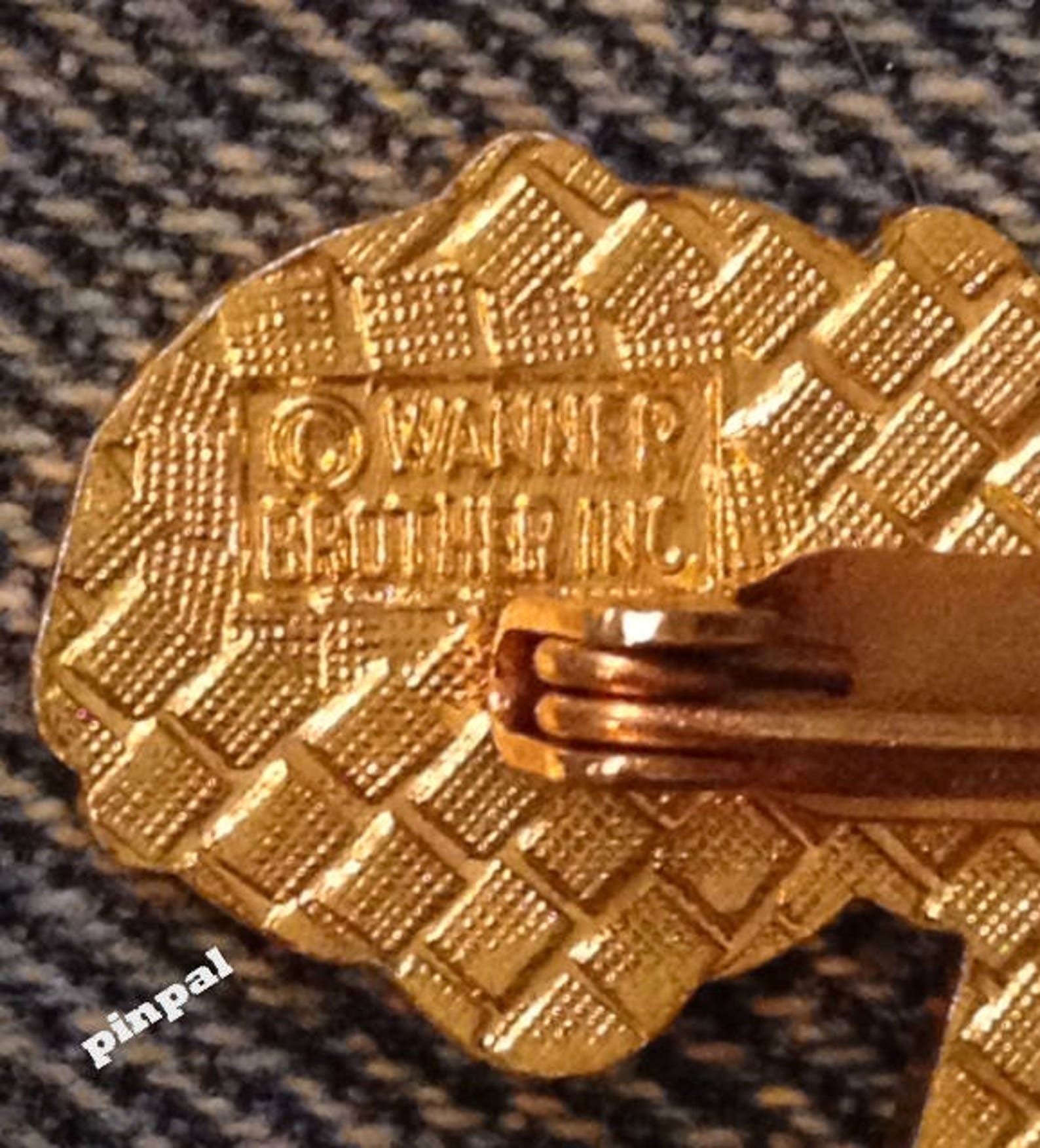 Elmer Fudd Enamel Brooch Pin Brown Hunting Wabbits | Etsy