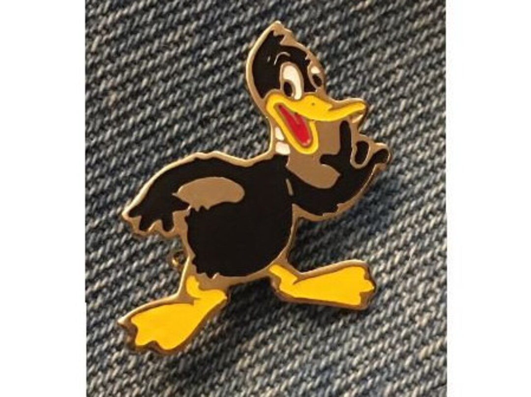 Daffy Duck Brooch Pin ~ Warner Bros. Looney Tunes ~ Older 80's Vintage ...