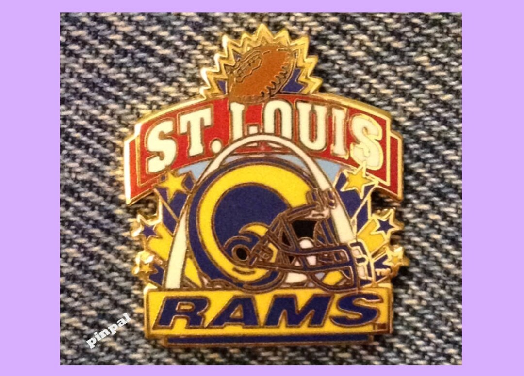 1995 St. Louis Rams Lapel Pin ~ NFL ~ Football ~ Vintage by Peter David ...