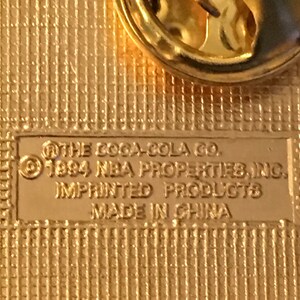 Denver Nuggets Pin ~ NBA ~ Coca Cola ~ Coke ~ Vintage 1994 by Imprinted ...