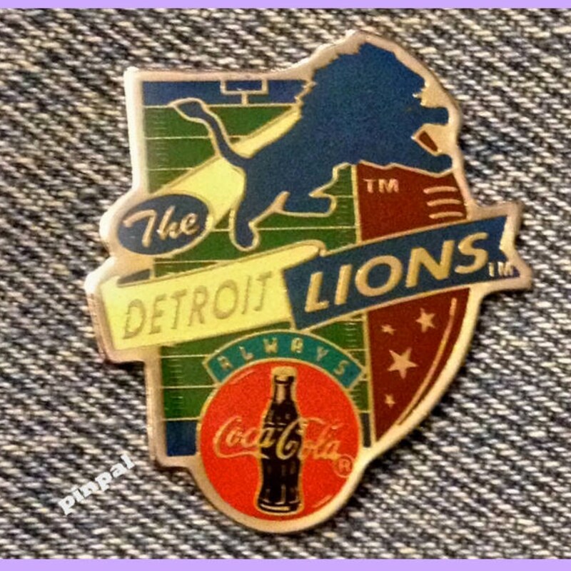 Detroit Lions Pins - Etsy