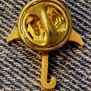 Umbrella Pin ~ Red With Gold Tone~ 90's Vintage - Etsy