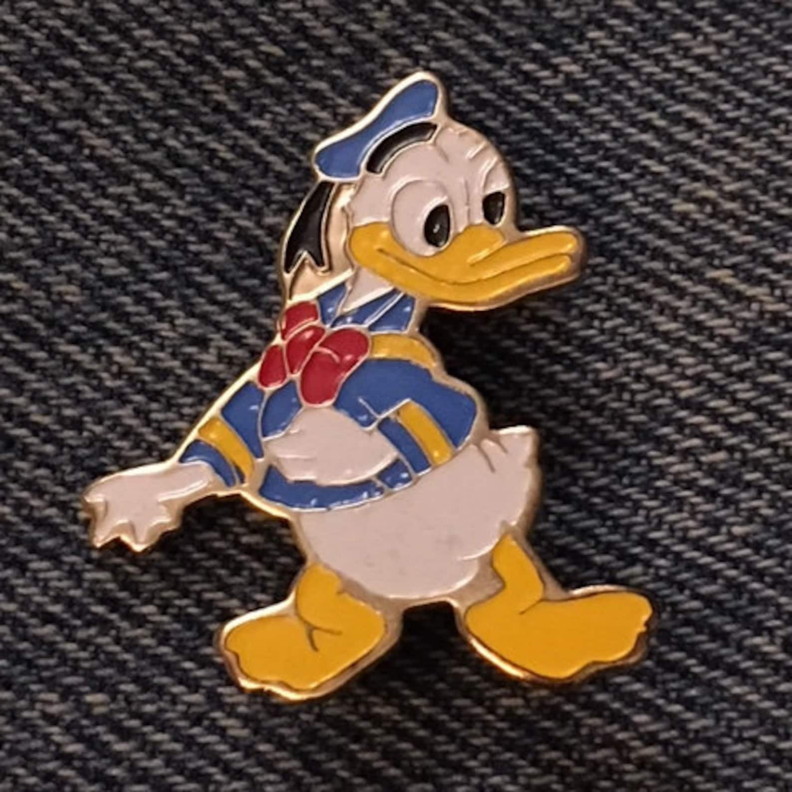 Donald Duck Brooch Pin ~ Walt Disney Productions ~ Older 80's Vintage ...