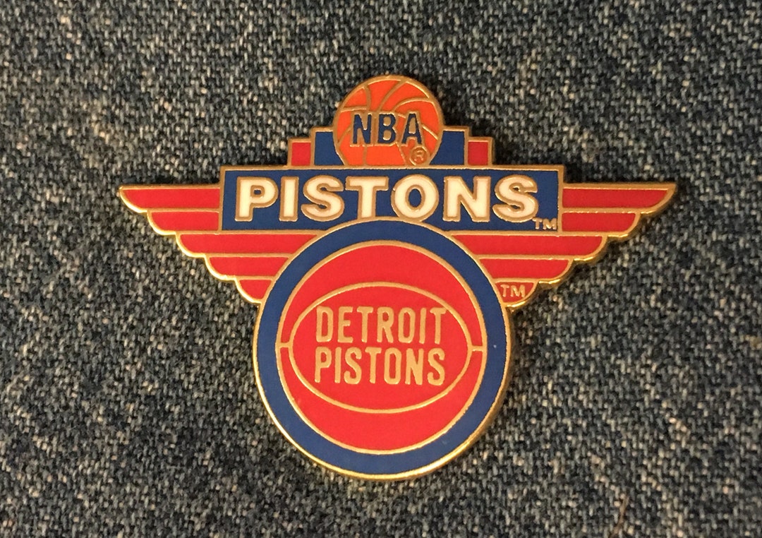 Detroit Pistons Pin ~ NBA ~ Basketball ~ Vintage 1994 by Peter David ...