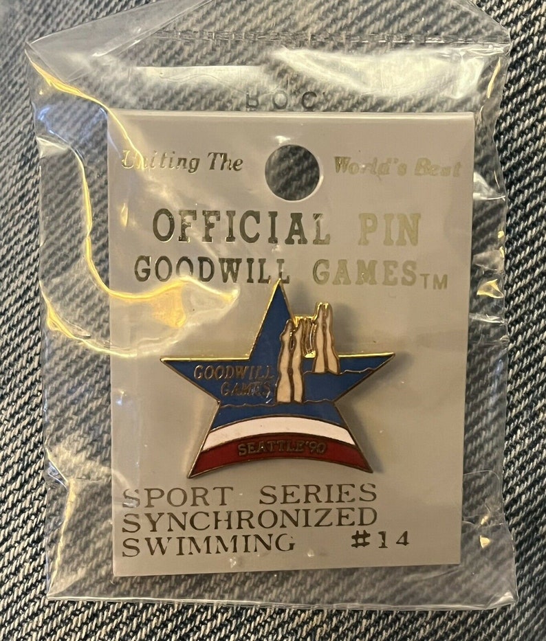 Synchronized Swimming Pin 1990 Goodwill Games in Seattle | Etsy