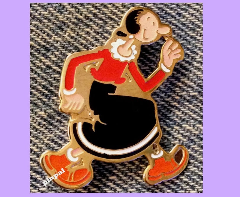 Olive Oyl Brooch Pin Popeye's Girlfriend 80's - Etsy