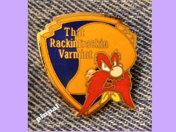 Looney Tunes Brooch Pinyosemite Sam1989 Vintagerackin - Etsy